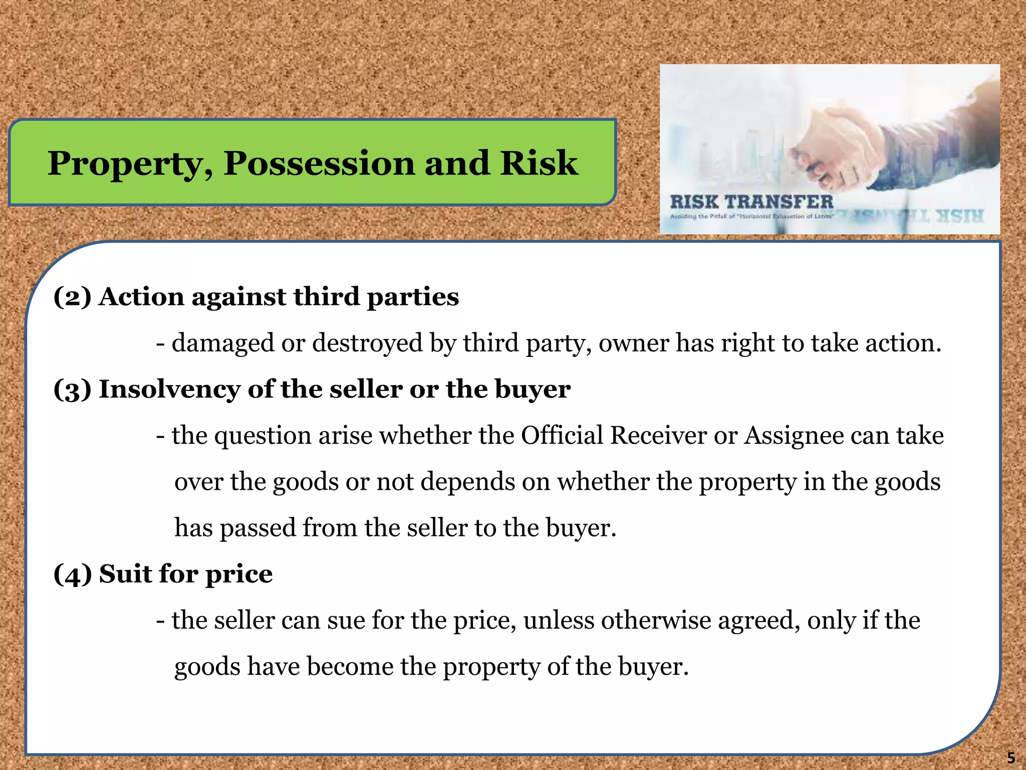 Transfer of property | PPTX
