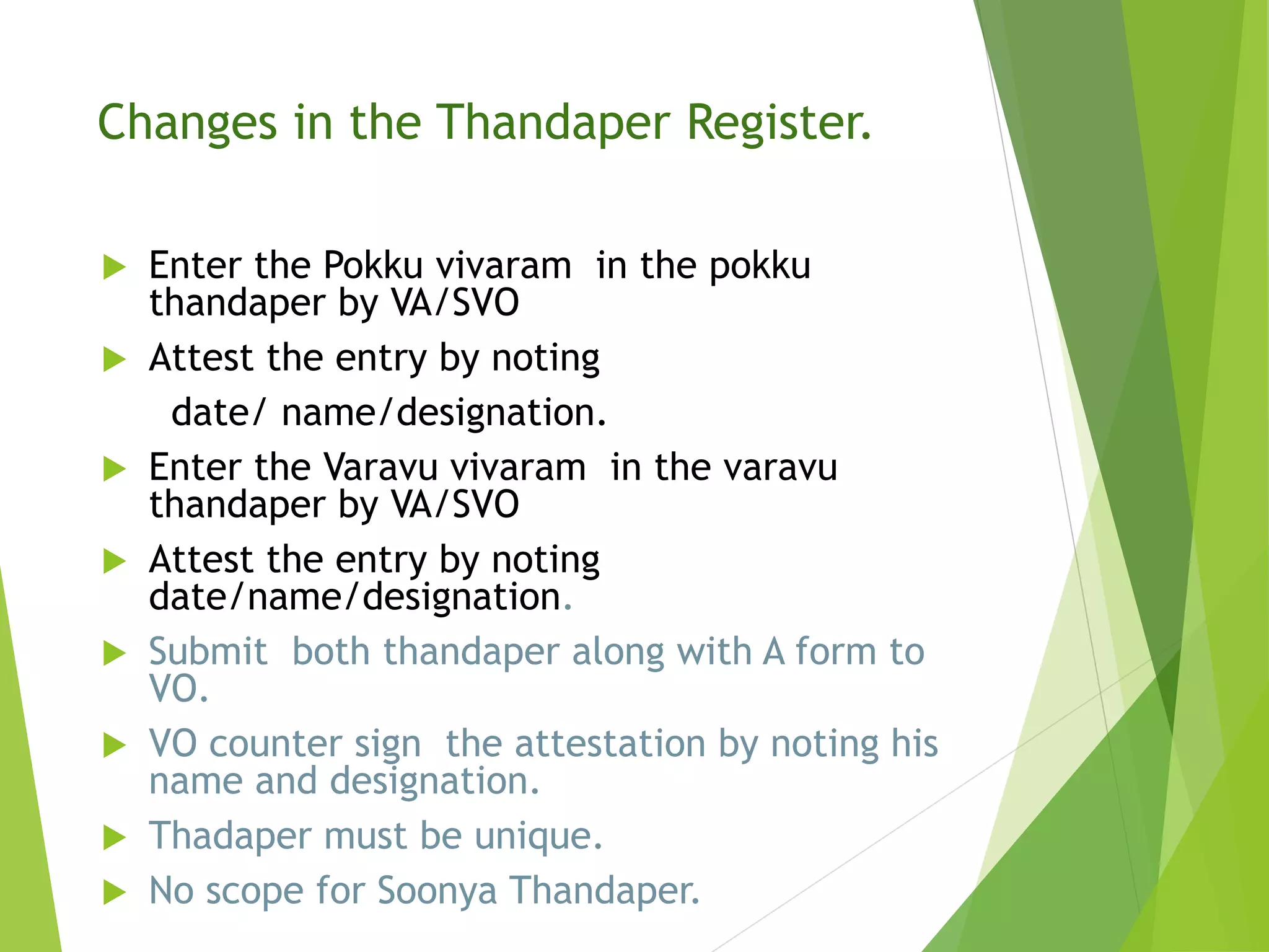 Everything about POKKUVARAVU IN KERALA - KeralaTransfer of Registry ...