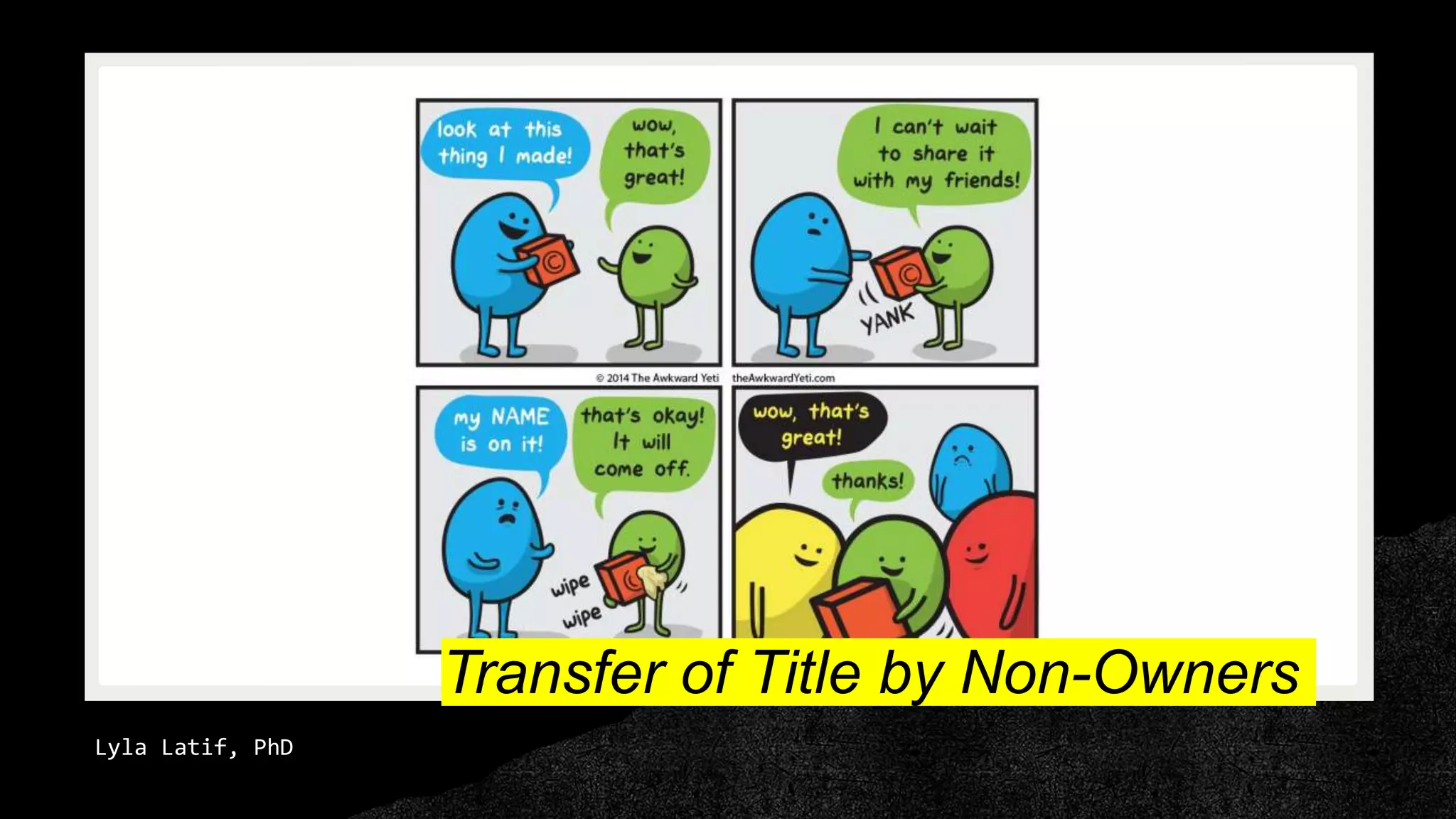 Transfer of Title by Non Owner.pptx | Real Estate Buying and Selling ...