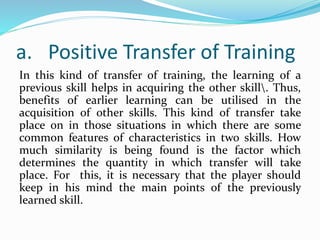 Transfer of training | PPTX