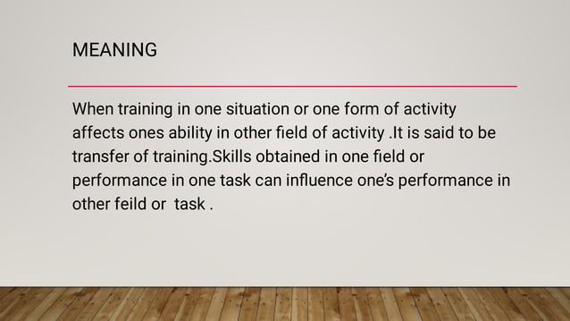 Transfer of training | PDF | Resume Writing and Advice | Job Search