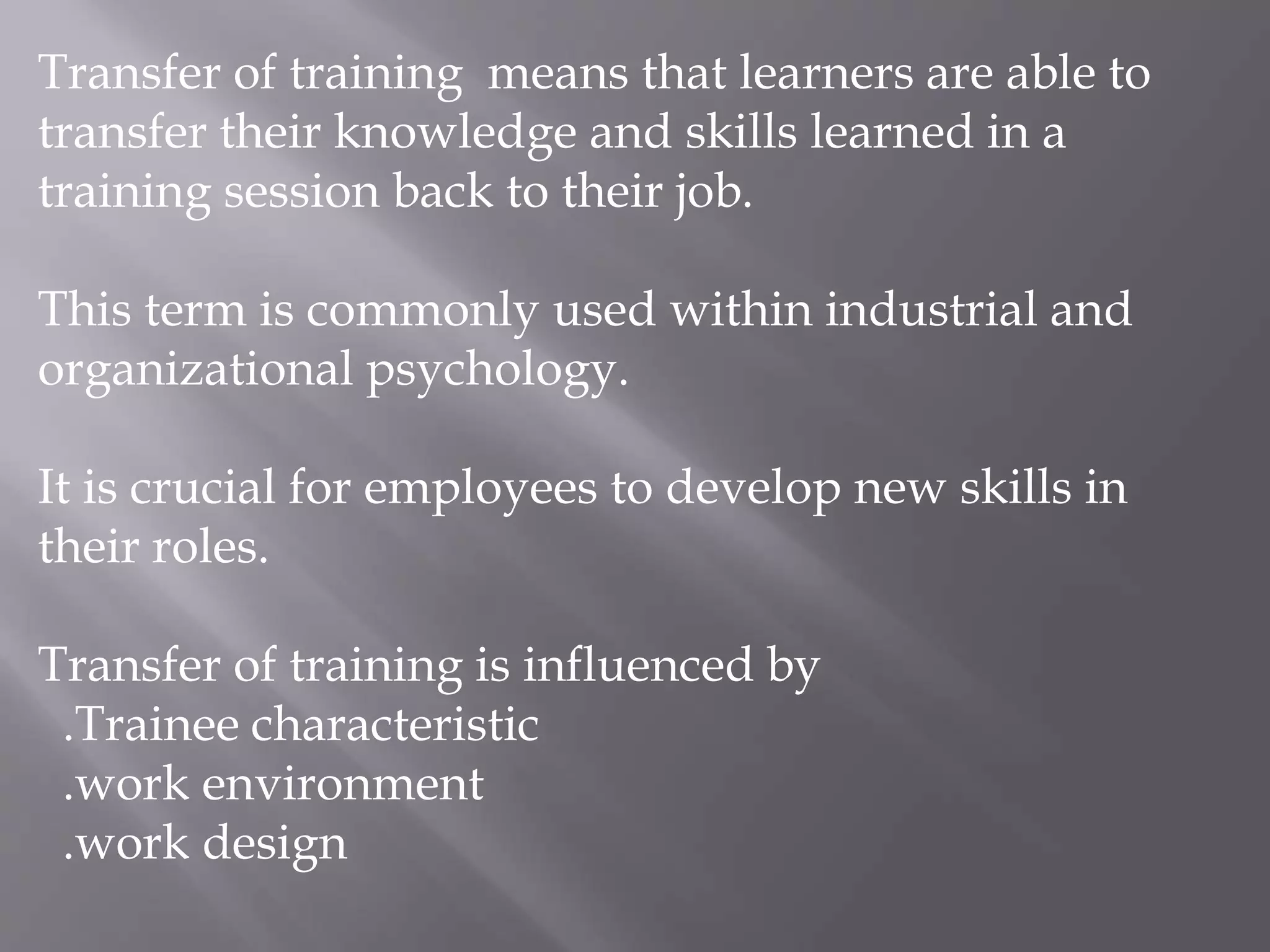 TRANSFER OF TRAINING ORG.pptx