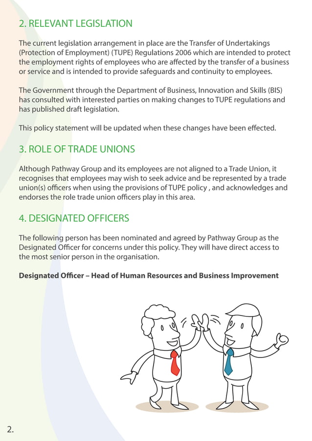 Transfer of Undertakings (Protection of Employment) (TUPE) Policy ...