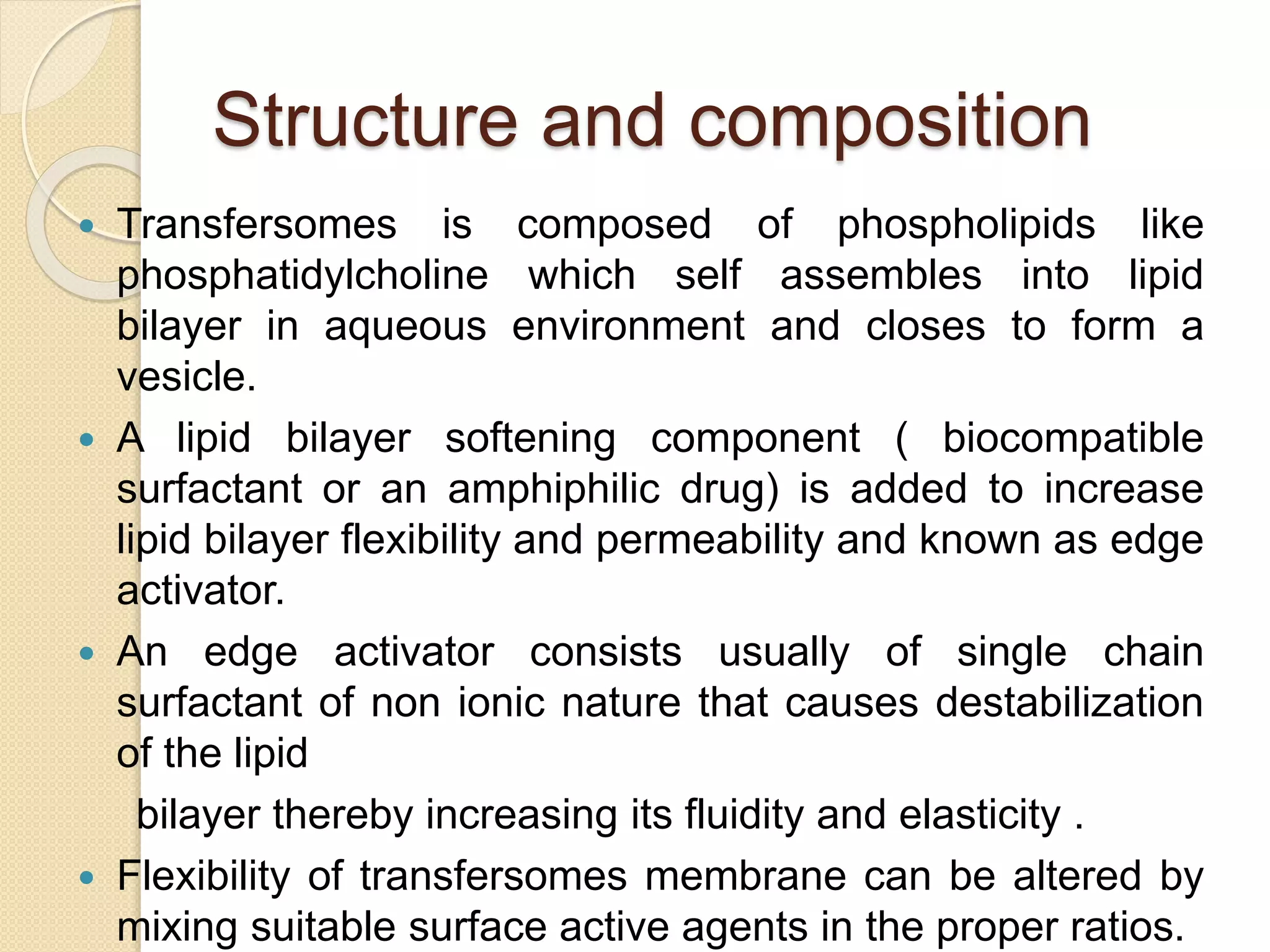 Transferosomes | PPTX