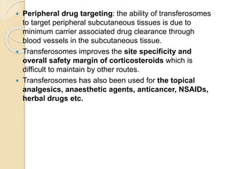Transferosomes | PPTX