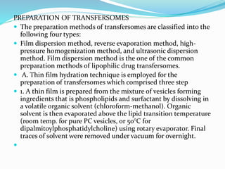 Transferosomes | PDF