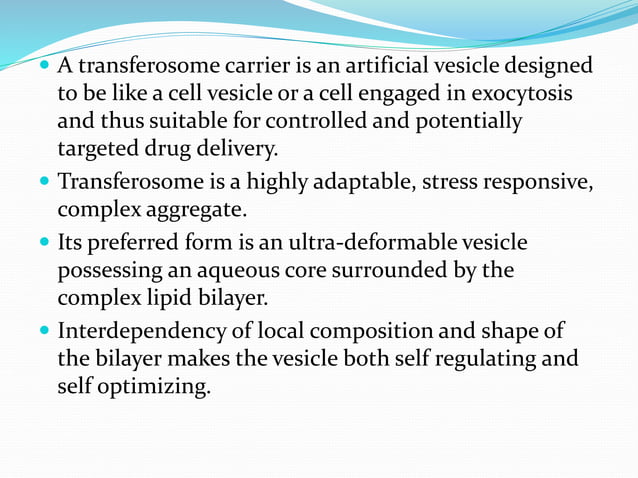 Transferosomes | PDF | Skin Care | Beauty