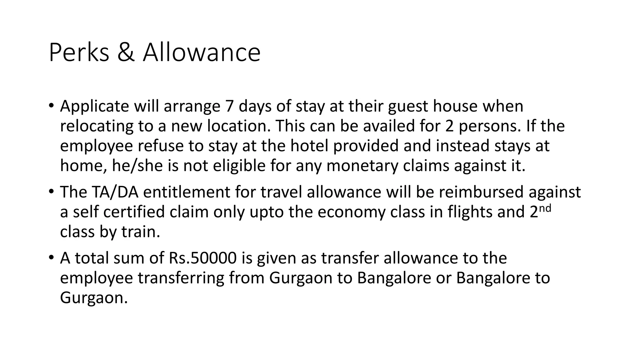 TRANSFER POLICY | PPT