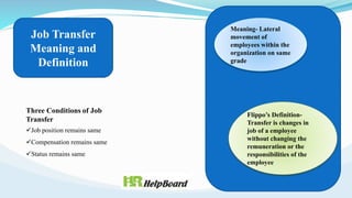 Transfer policy | PPTX