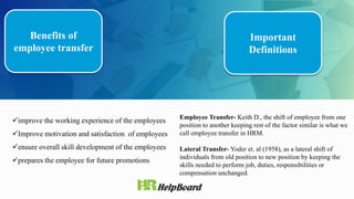 Transfer policy | PPTX