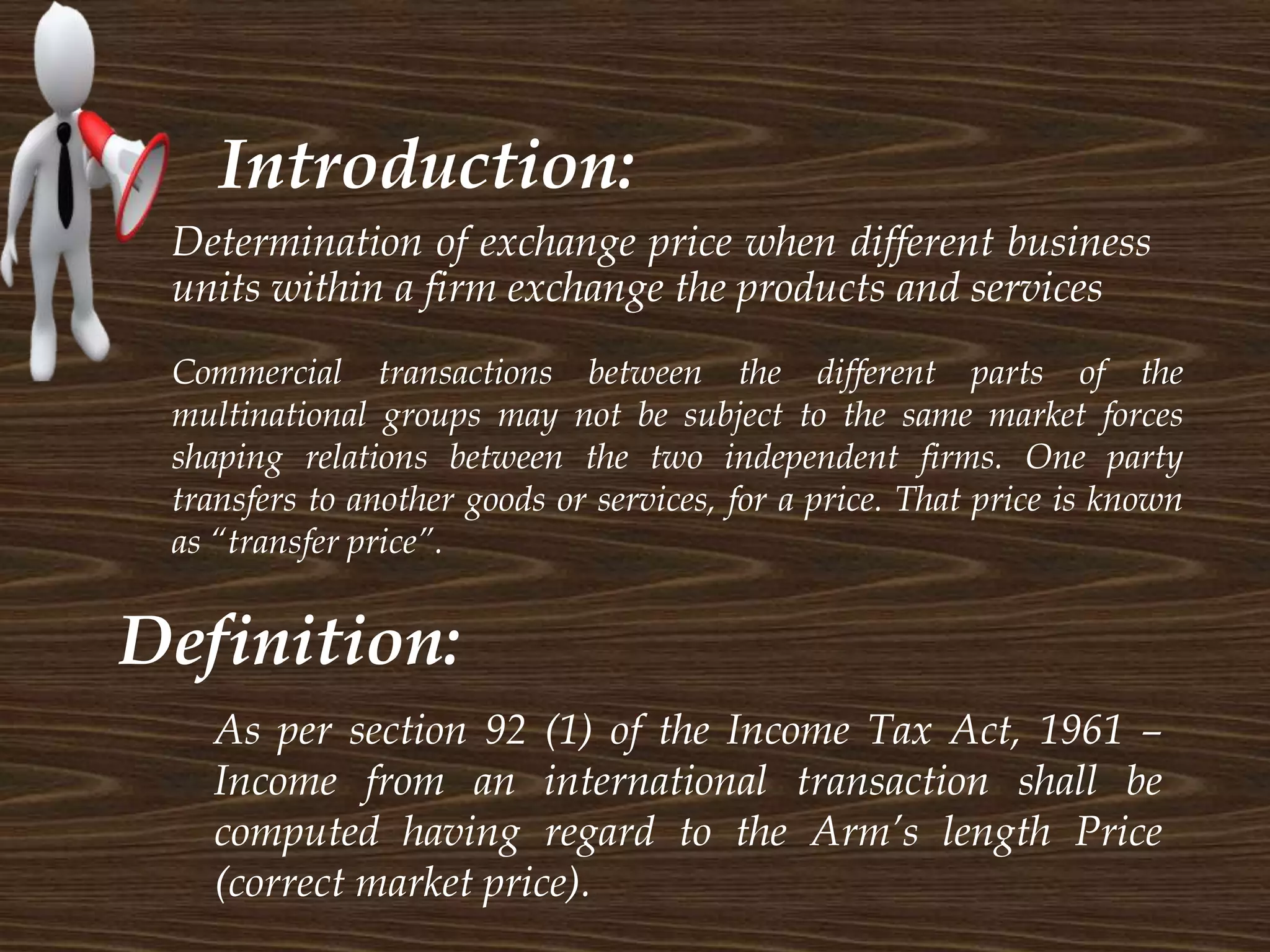 Transfer pricing | PPTX