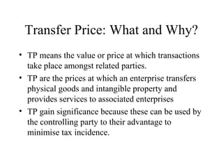 Transfer pricing | PPT