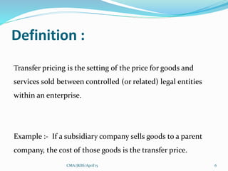 Transfer pricing | PPTX
