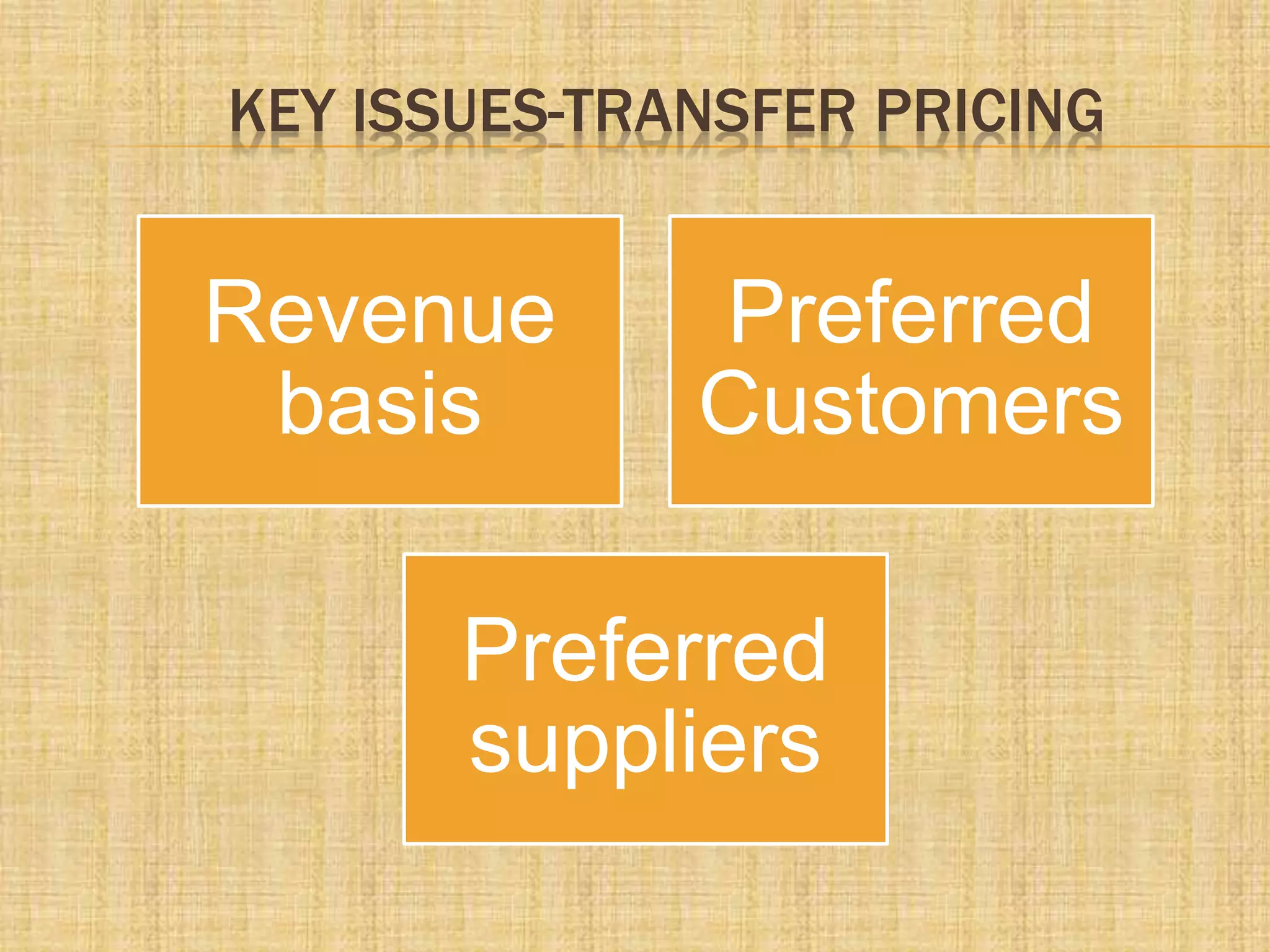 Transfer pricing | PPTX
