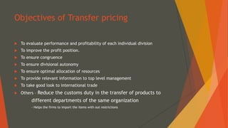 Transfer pricing | PPT