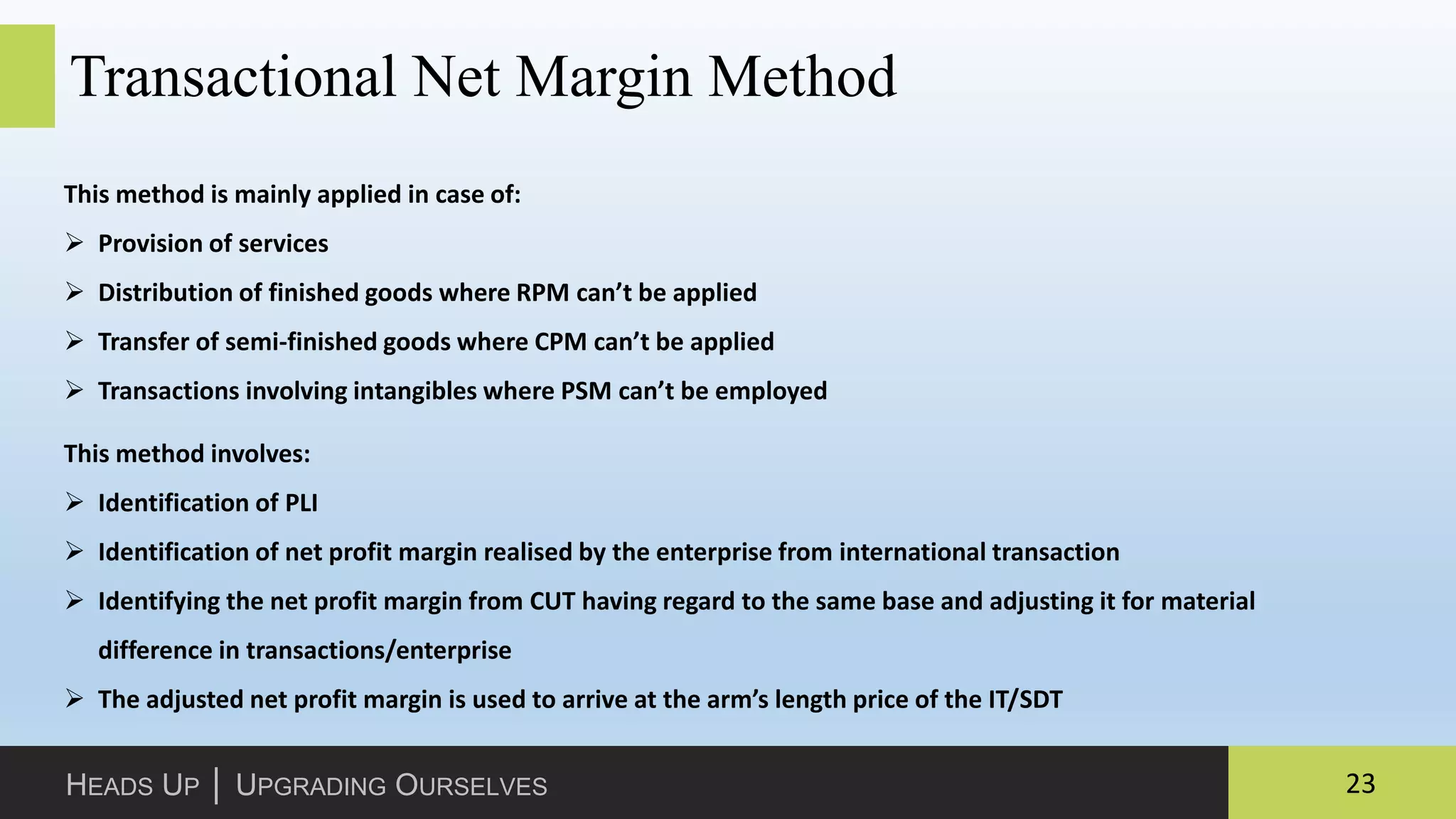 Transfer pricing basics | PPSX