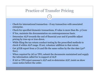 Transfer pricing concept and practice | PPT