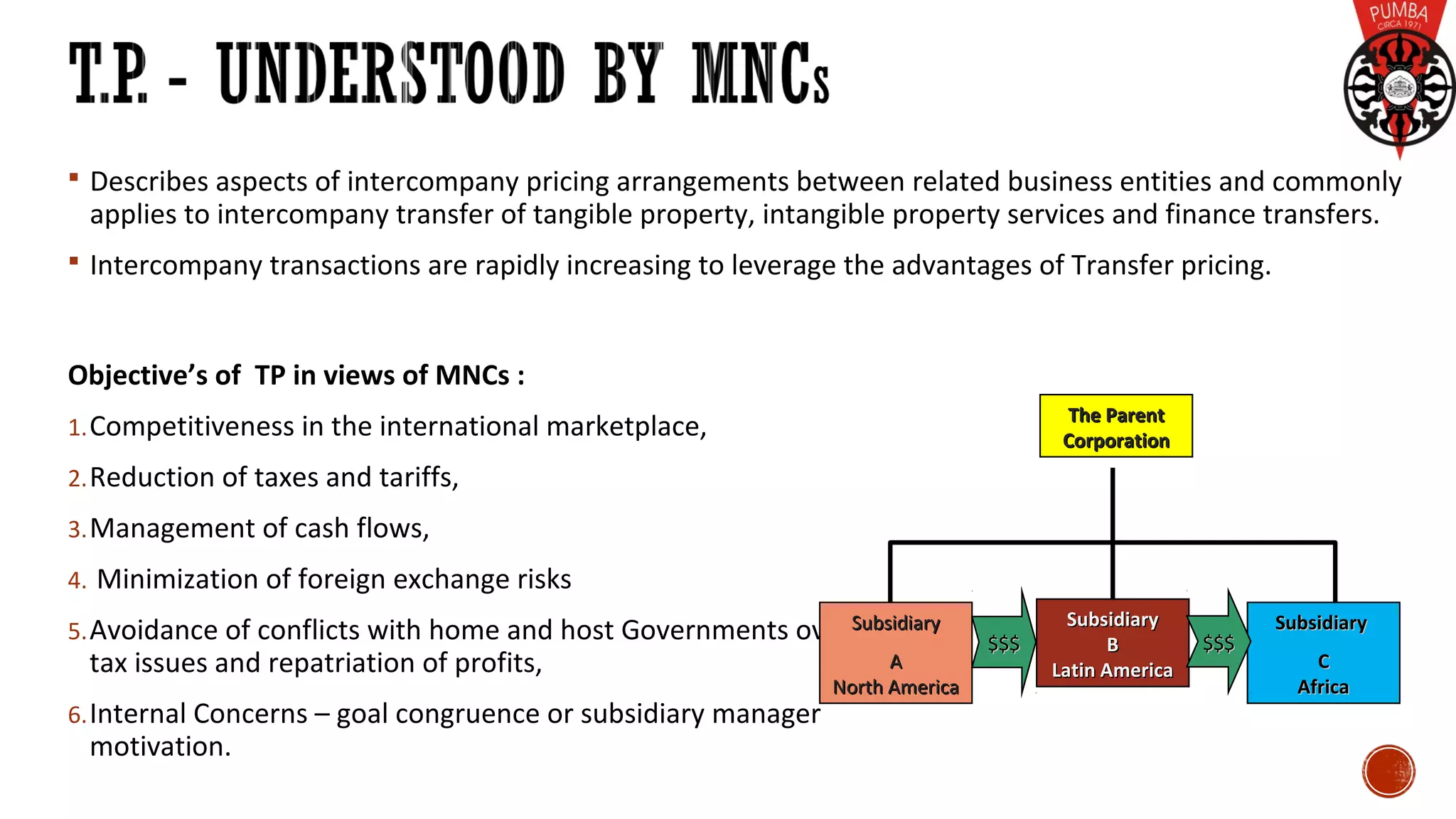 Transfer pricing How MNC's use it | PPT
