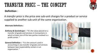 Transfer pricing How MNC's use it | PPT