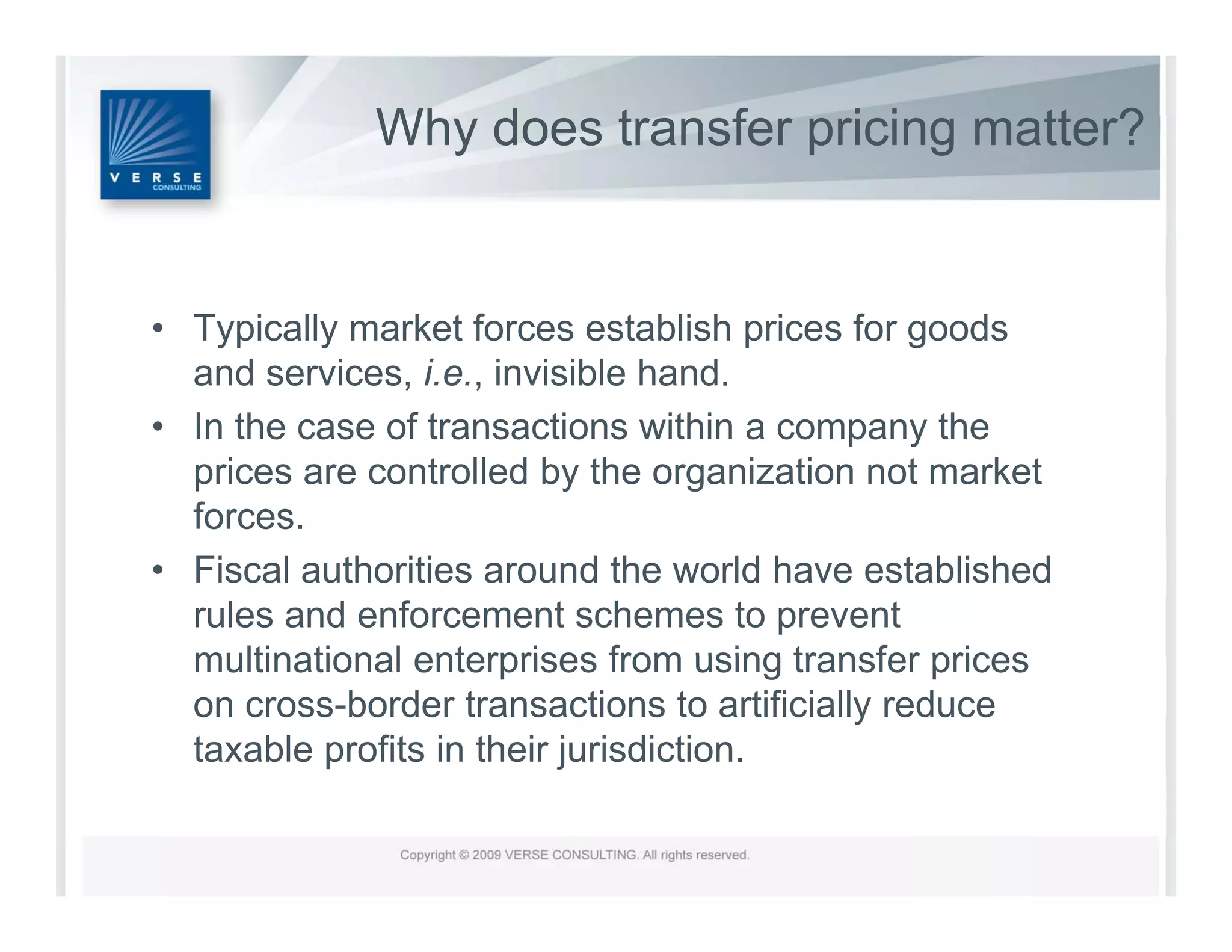 Transfer Pricing 101 | PDF