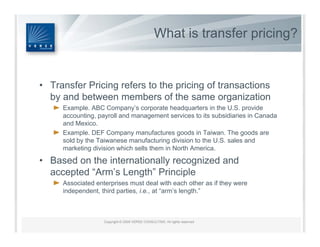 Transfer Pricing 101 | PDF