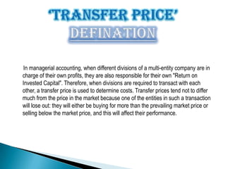 Transfer pricing (2) | PPTX
