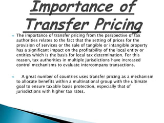 Transfer pricing (2) | PPTX | Business Accounting & Finance | Business