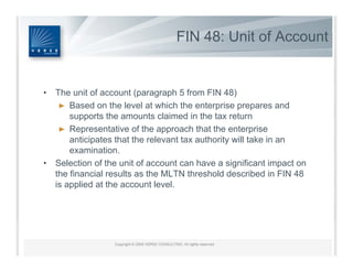 Transfer Pricing And FIN 48: A Practical Approach | PDF