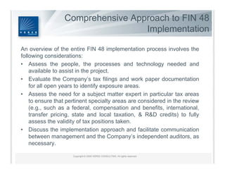 Transfer Pricing And FIN 48: A Practical Approach | PDF