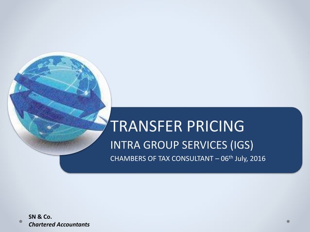 Transfer pricing_Intra group service | PPTX | Business Accounting ...