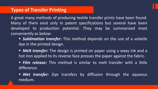 Transfer Printing | PPTX
