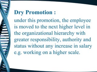 Transfer & promotion power point | PPT