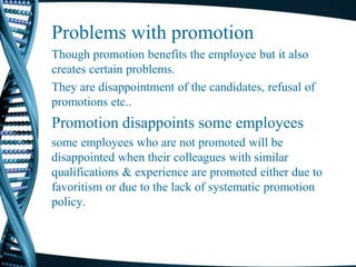 Transfer & promotion power point | PPT