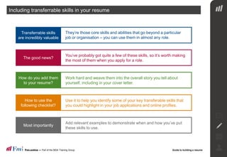 A guide to building a powerful resume. | PPT