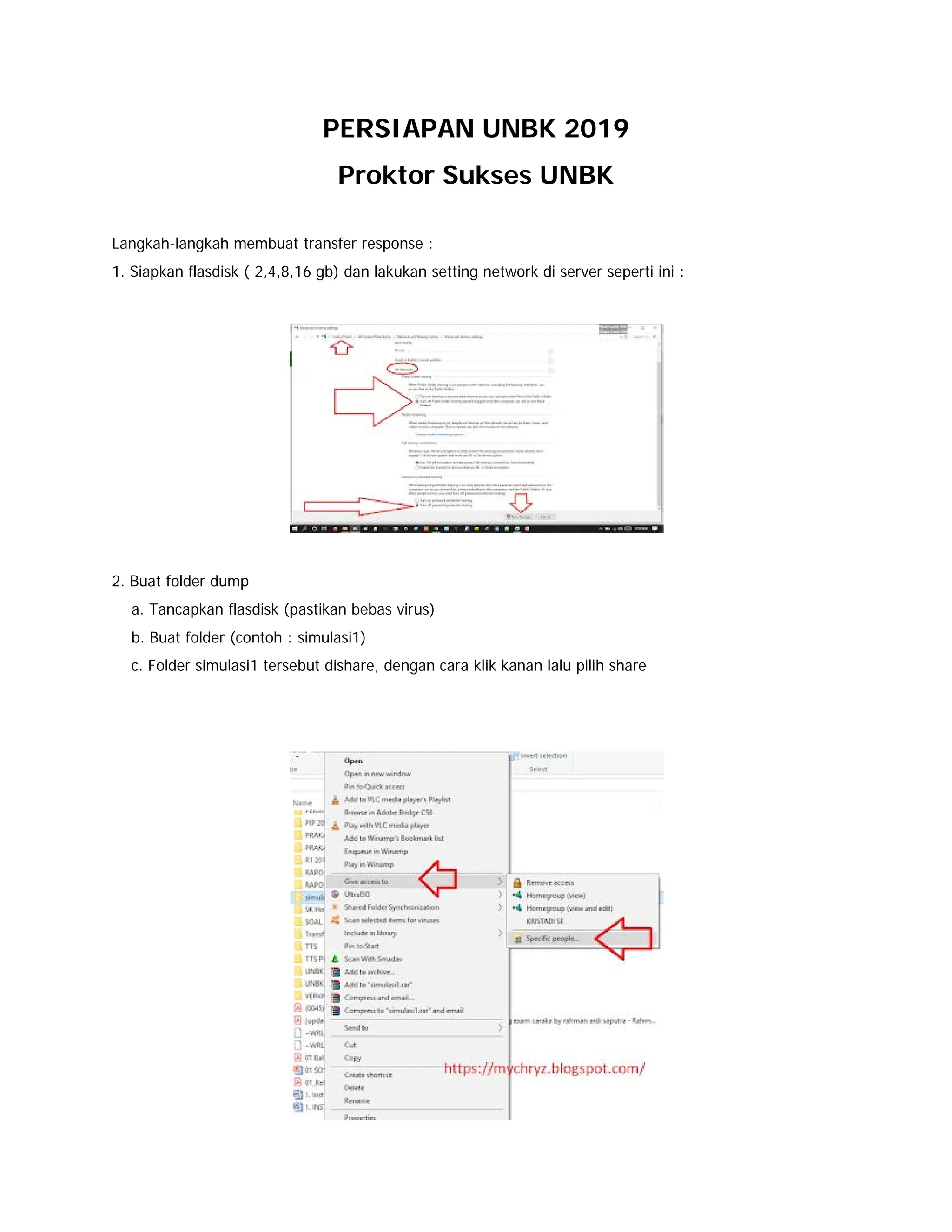 transfer respond (panduan untuk proktor ANBK) | PDF
