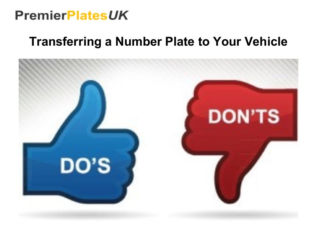 Transferring A Private Number Plate To Your Vehicle transferring-a-private-number-plate-to-your-vehicle
