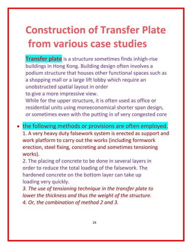 Transfer Slabs Beams Design Tall Building- تصميم بلا طات وجوائز التحويل ...