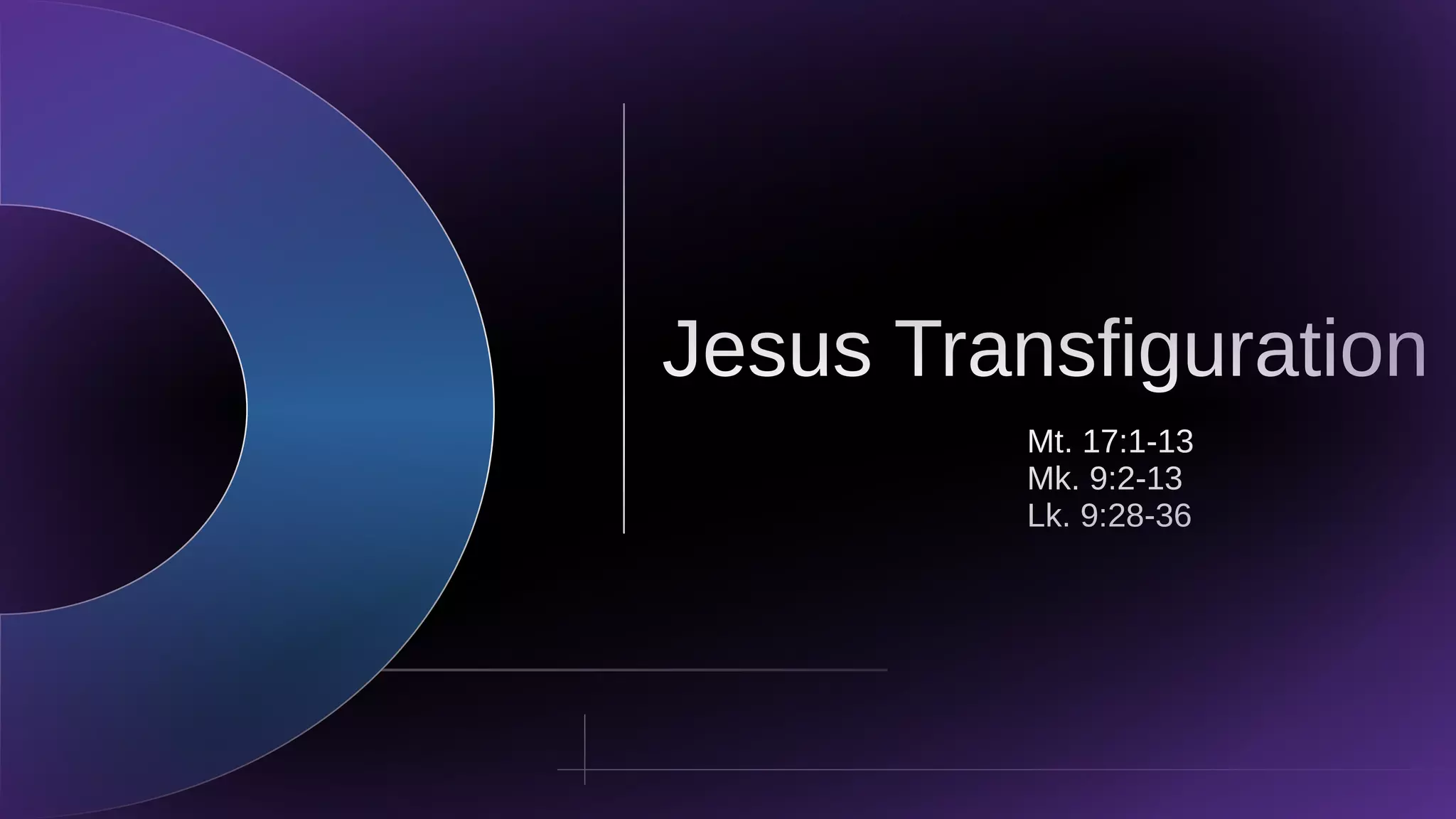 Transfiguration | PDF