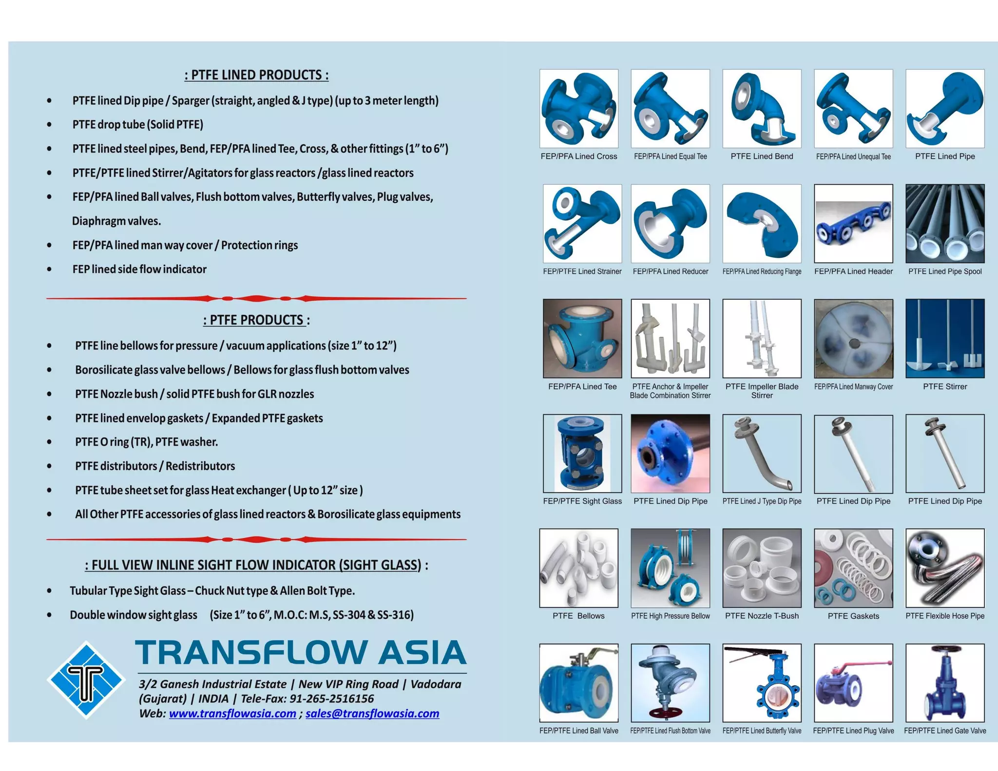 Transflowasia Products | PPT
