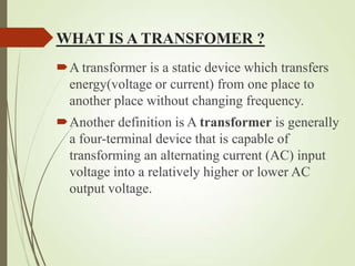 Electrical Transfomers | PPT