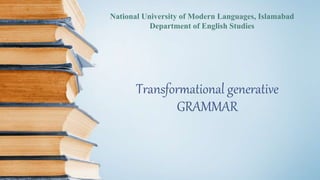 Transformational Generative Grammar | PPTX