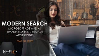 Transform Your Search Advertising with NetElixir and Microsoft Ads ...