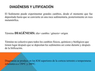 Transformación del Sedimento en Roca Sedimentaria | PPTX