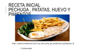 Transformación de receta | PPTX