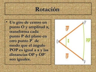 Transformaciones isométricas | PPT