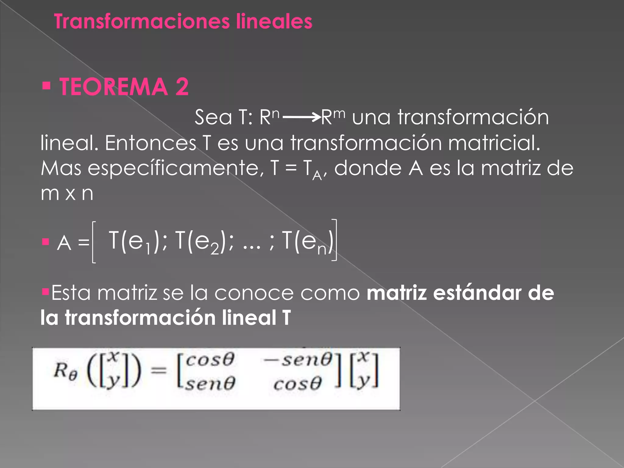 Transformaciones Lineales Pptx