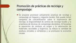 Transformando la Basura, proyecto escolar | PPTX
