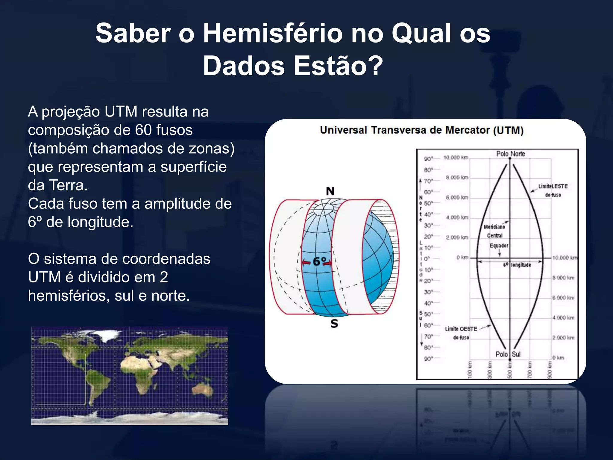 Transformar coordenadas utm em geográficas? | PPT