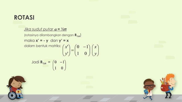 TRANSFORMASI (TRANSLASI-REFLEKSI-ROTASI-DILATASI) | PPTX
