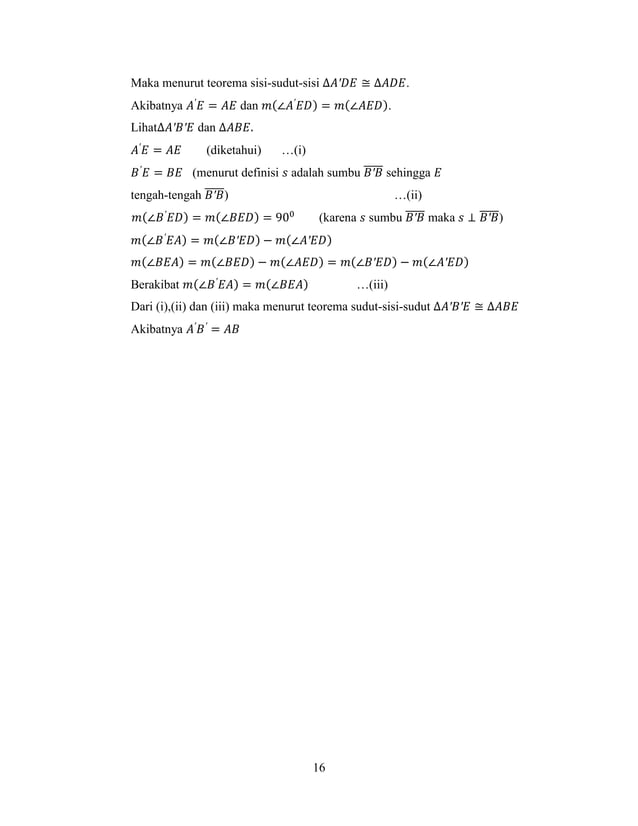 BAB 1 Transformasi | PDF